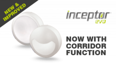 New corridor function for Inceptor EVO LED Bulkheads