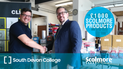 £1,000 of Scolmore products for South Devon College
