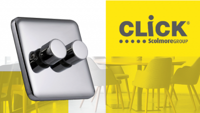 New Click LED dimmer switches from Scolmore
