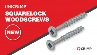 Unicrimp Introduces New Squarelock Woodscrews